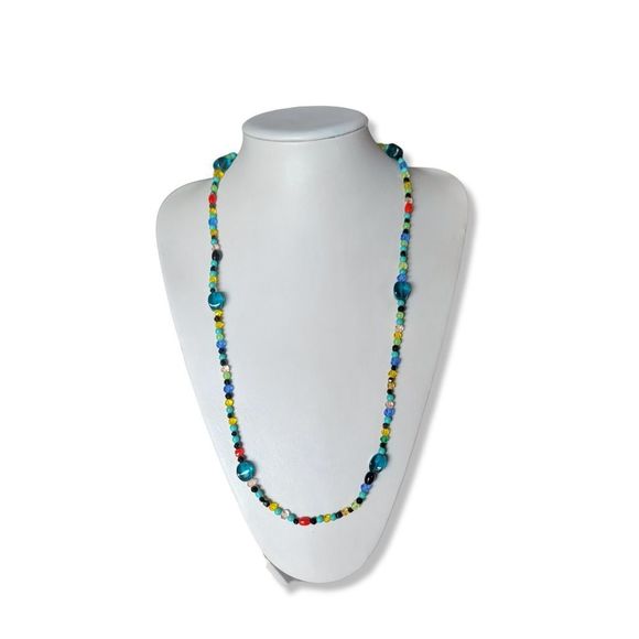 Marquise | Jewelry | Vintage Marquisetm With Tag Multicolor Bead Strand ...